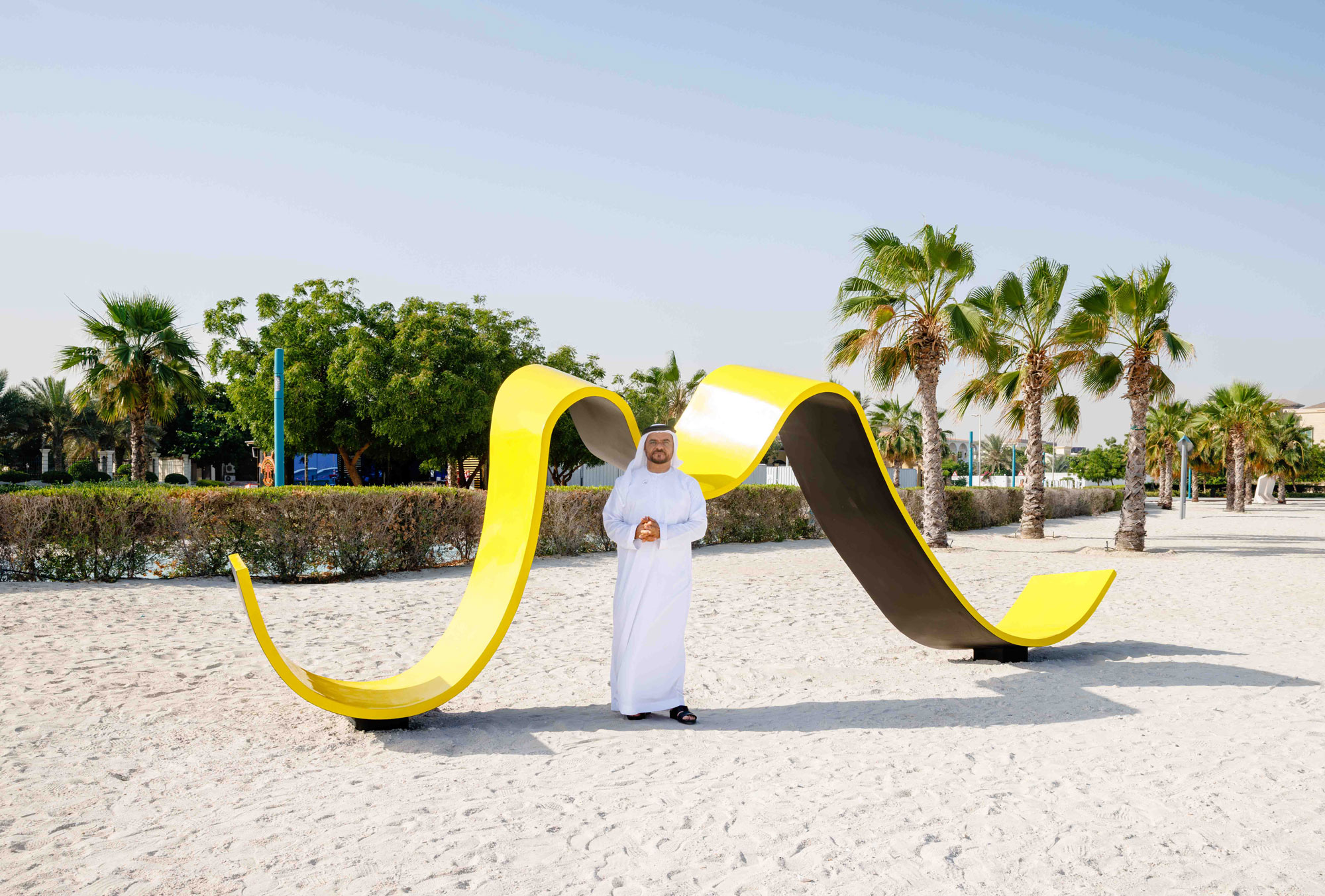 Wave of Imagination by Emirati Artist Dr. Jassim Al Awadhi